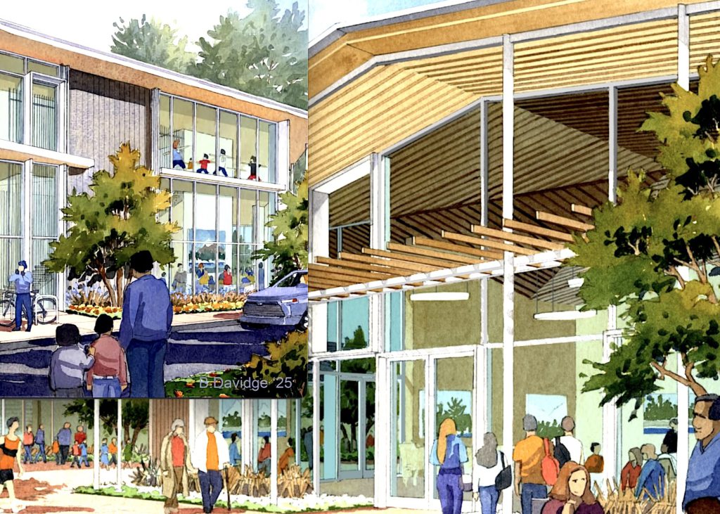 Community Center planning moves along, with conceptual drawings now ...