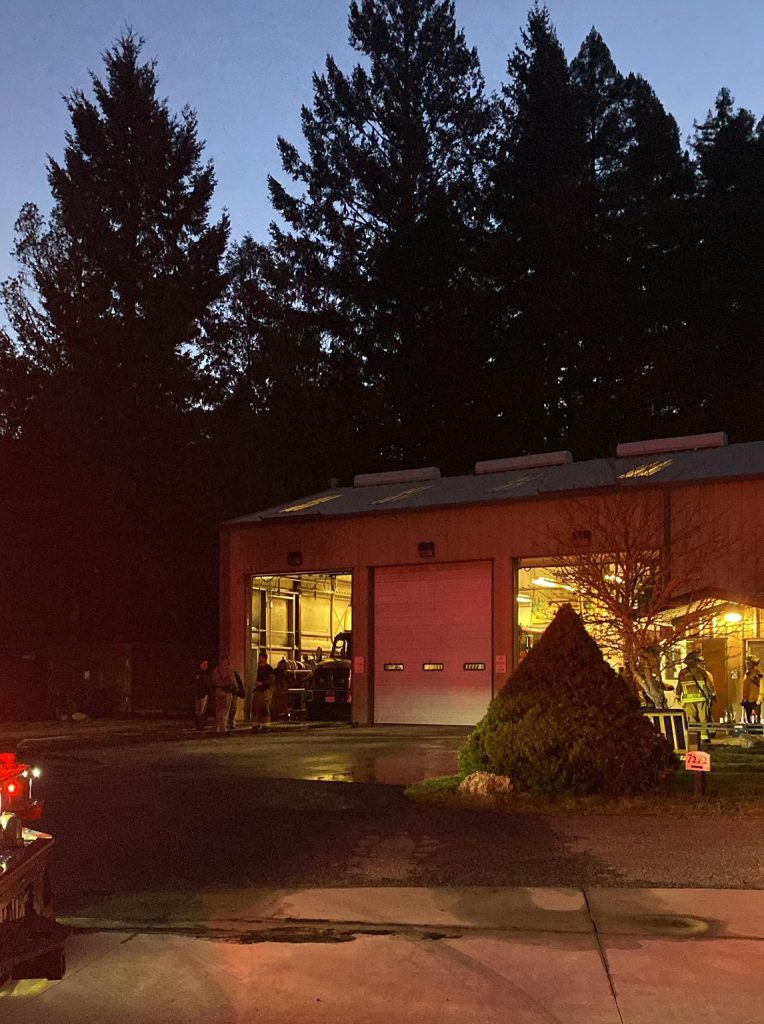 Early morning blaze at Santa Cruz Mountains fire station | Los Gatan ...